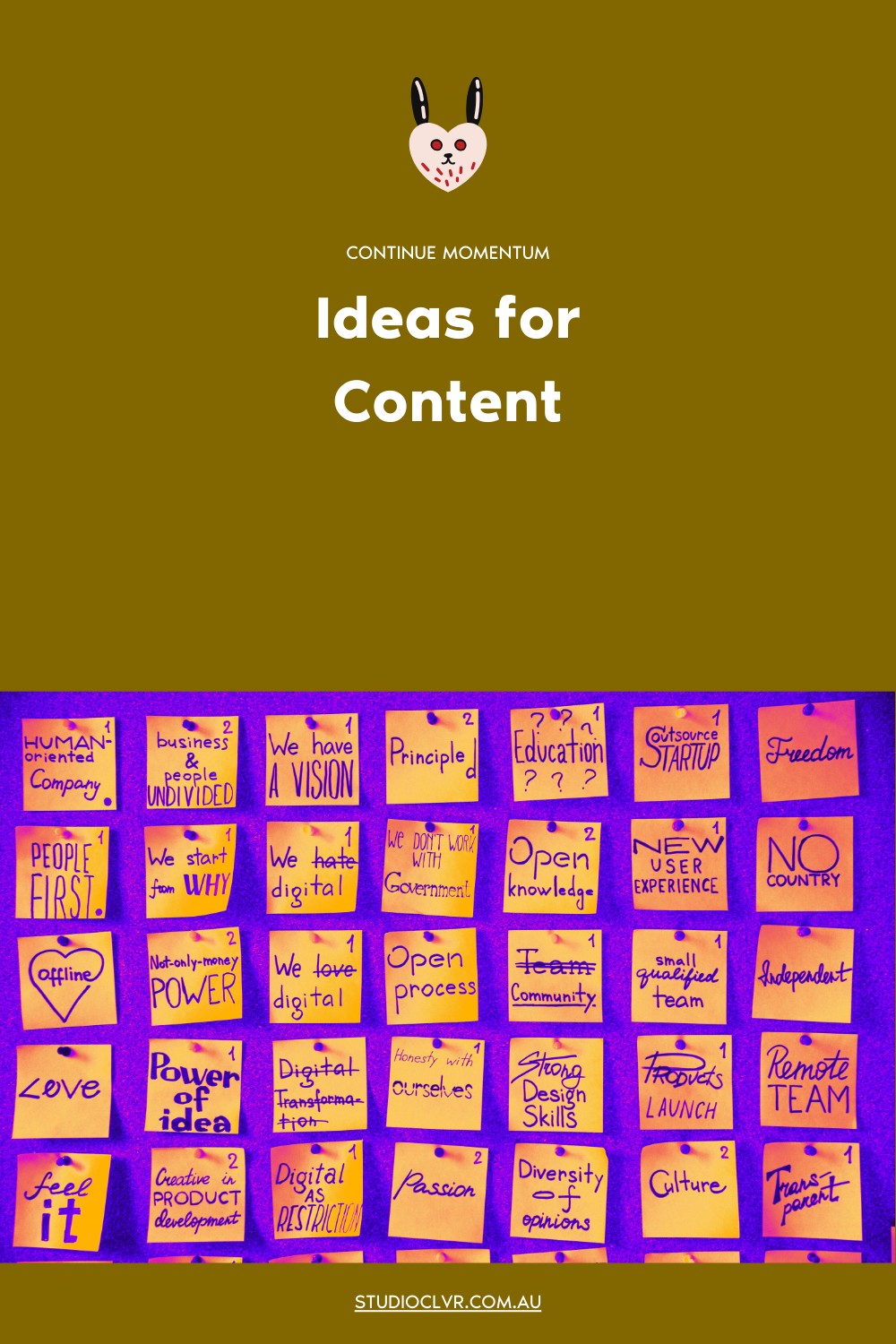 Ideas for Content | Studio Clvr